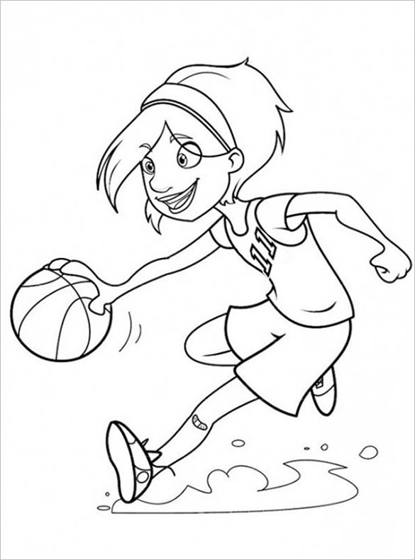 19+ Basketball Coloring Pages - PDF, JPEG, PNG