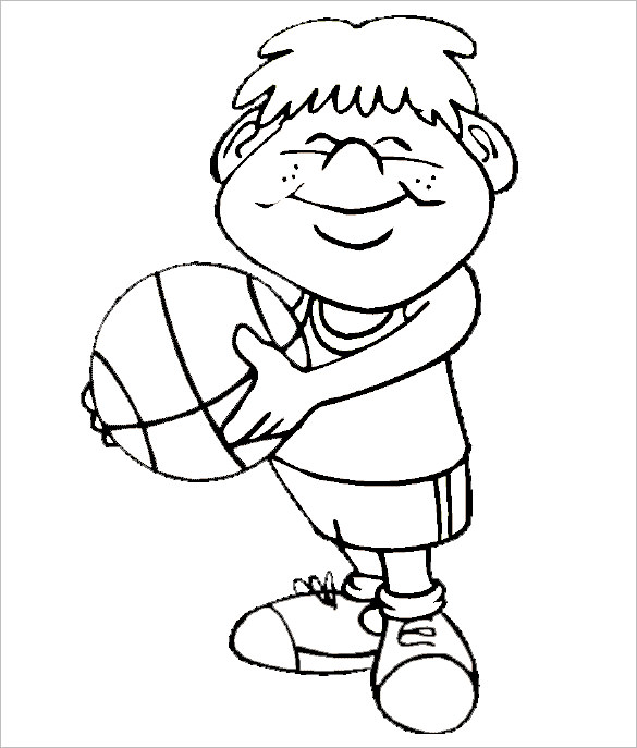 19+ Basketball Coloring Pages - PDF, JPEG, PNG