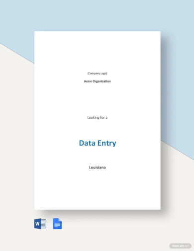 28+ Data Entry Job Description Templates - Sample, Example, Format ...