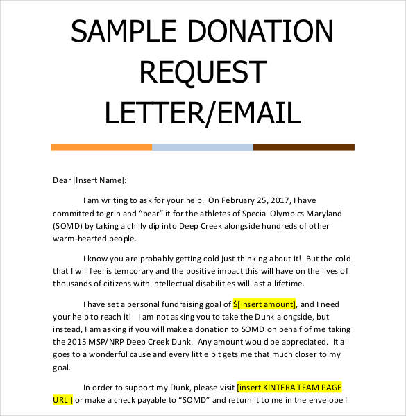 30+ Donation Letter Templates - PDF, DOC