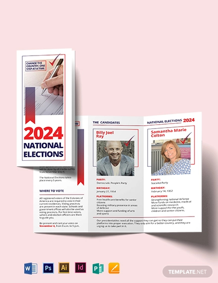 12+ Election Brochure Templates - Free PSD, EPS, Illustrator, AI, PDF ...