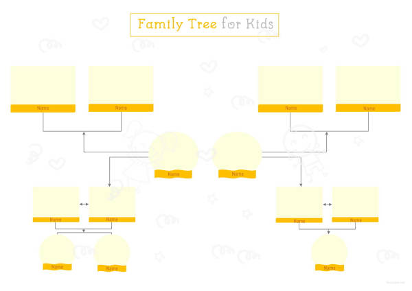 Simple Family Tree Template - 42+ Free Word, Excel, PDF Format Download!