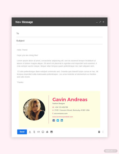 71+ HTML Email Signatures - HTML