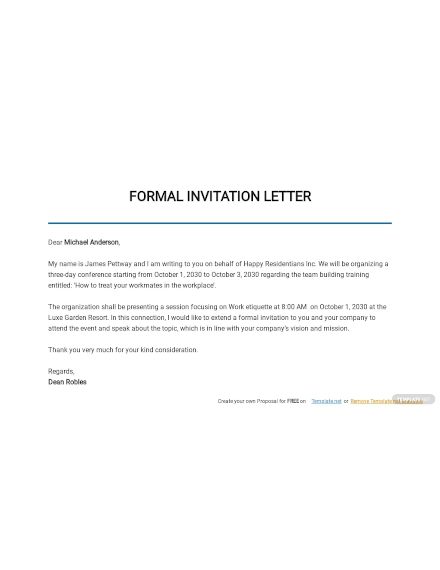 27+ Formal Letter Templates - Word, PDF, Apple Pages
