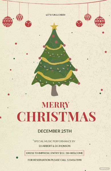 Christmas Poster 84 Free Templates In PSD EPS PNG AI Vector 