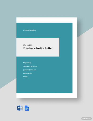 39+ FREE Notice Period Letter Templates - PDF, DOC | Free & Premium ...