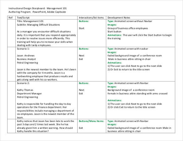 79 Storyboard Templates PDF PPT DOC PSD Free Premium Templates
