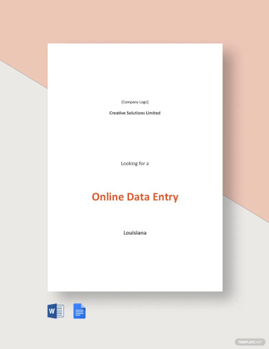 28+ Data Entry Job Description Templates - Sample, Example, Format ...
