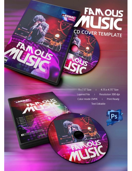 CD Cover Template - 53+ Free PSD, EPS, Word Format Download