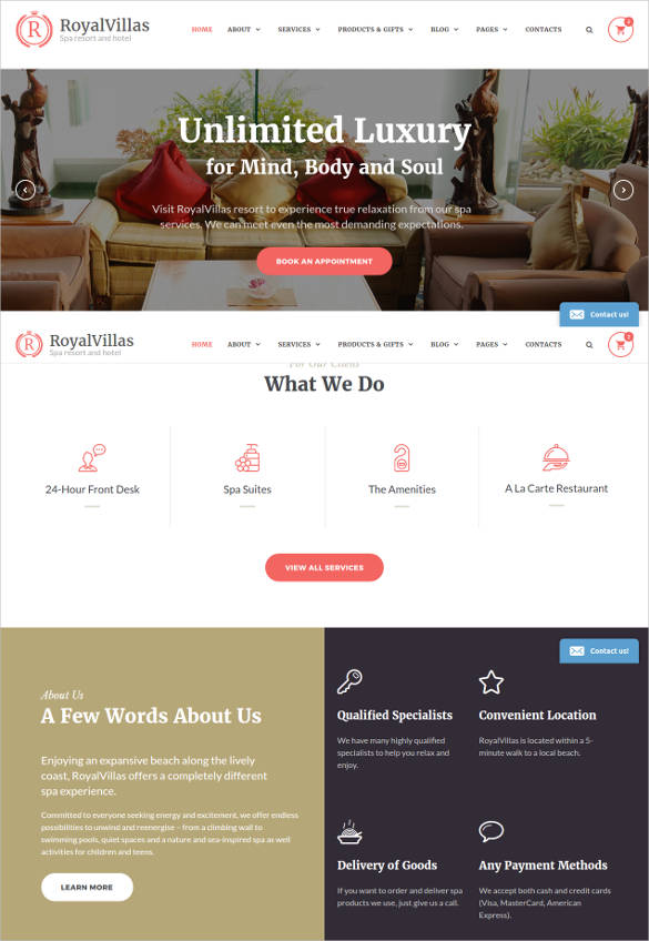 24+ Hotel Bootstrap Themes & Templates