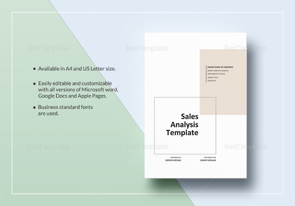 Sales Analysis Template - 10+ Free Word, Excel, PDF Format Download!
