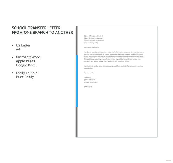 41+ Transfer Letter Templates - PDF, DOC, Excel | Free & Premium Templates