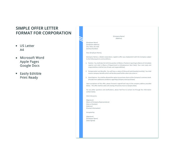 50+ Business Letter Templates -PDF, DOC