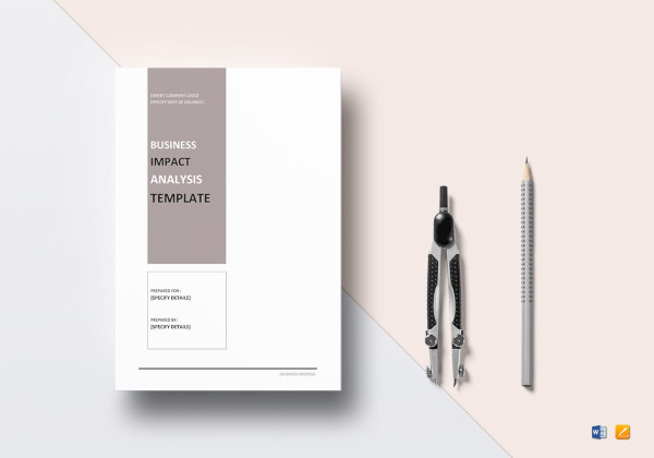 Business Impact Analysis Template - 12+ Word, PDF Format Download!