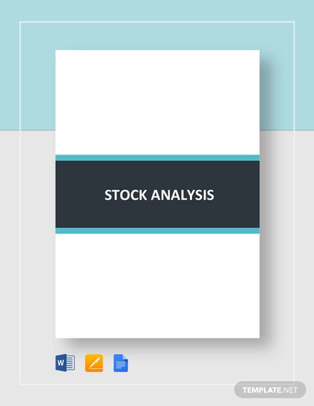 9+ Stock Analysis Templates - Word, PDF, AI