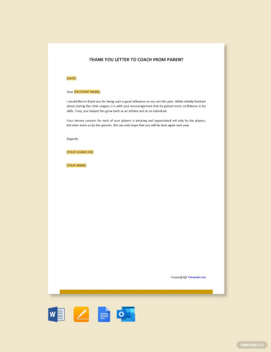 14+ Parent Letter Template in Word | Google Docs | PDF