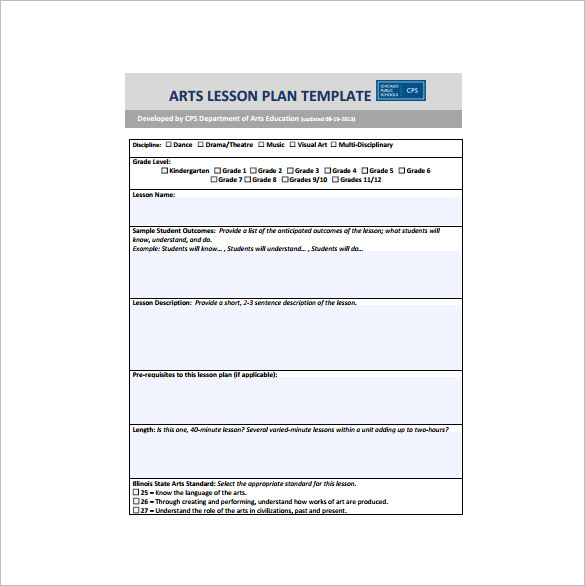 Teacher Lesson Plan Template - 8+ Free Sample, Example, Format Download!