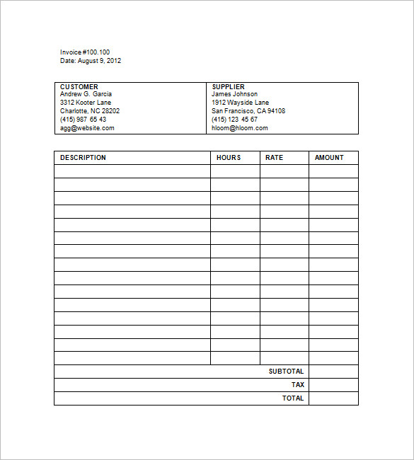 9+ Legal Invoice Templates - Docs, PDF