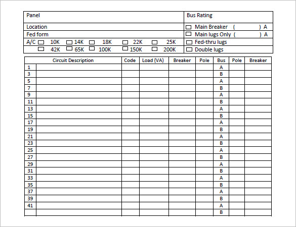 19 Panel Schedule Templates DOC PDF Free Premium Templates