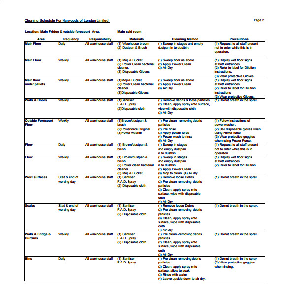53 Sample Schedule Templates PDF Free Premium Templates