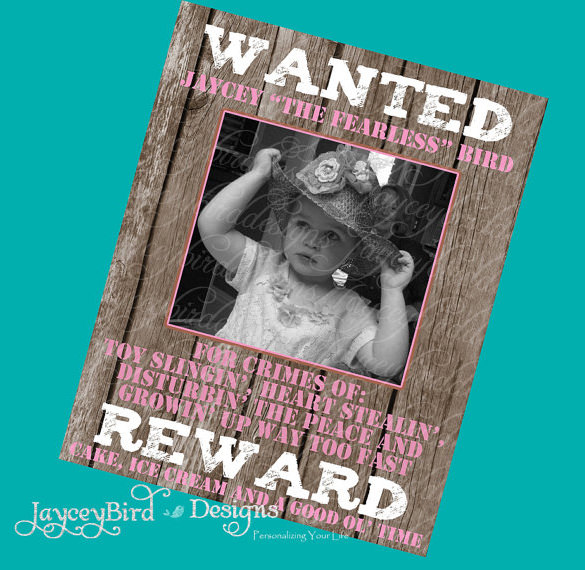 Western Wanted Poster - 13+ Free Printable Templates in Word, PDF, PSD ...