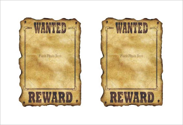 17+ Western Wanted Poster Templates - Free Printable, Sample, Example ...