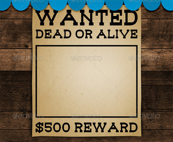 Blank Wanted Posters - 11+ Free Printable Templates in Word, PDF, PSD ...