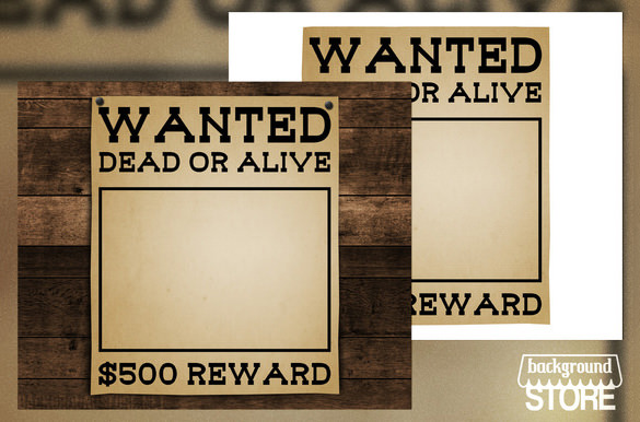 Blank Wanted Posters - 11+ Free Printable Templates in Word, PDF, PSD ...