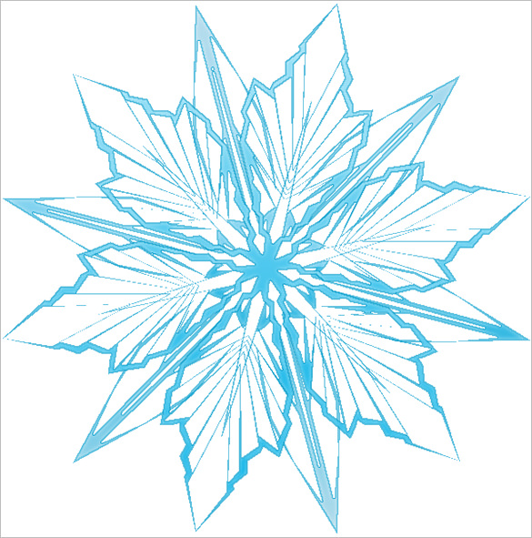 6 Frozen Snowflake Templates Free Printable Word PDF JPEG Format 