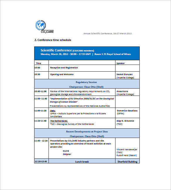 10+ School Agenda Templates - Free Sample, Example, Format Download