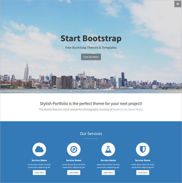 16+ Portfolio Bootstrap Themes & Templates
