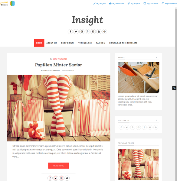 23+ Portfolio Blog Themes And Templates | Free & Premium Templates