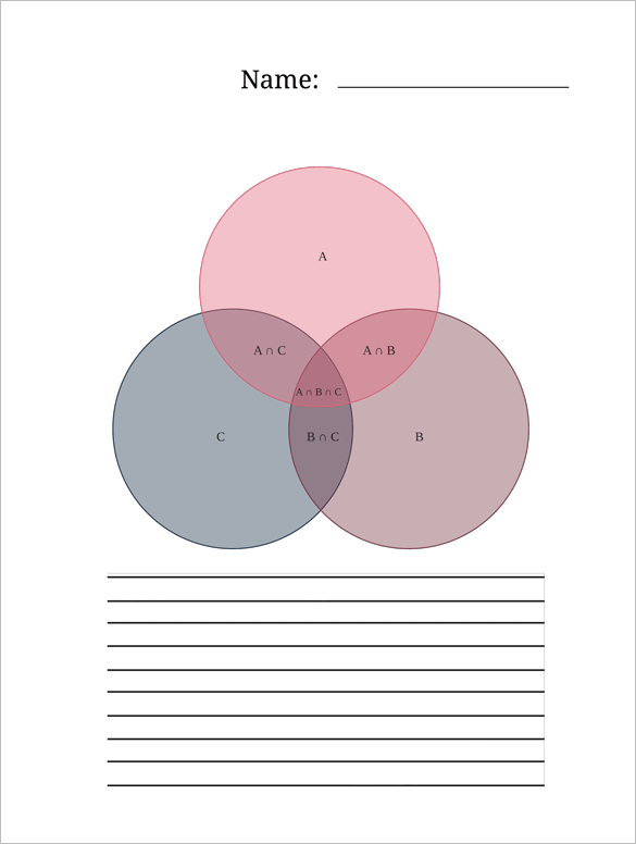 35+ Venn Diagram Templates - PDF, DOC, XlS, PPT