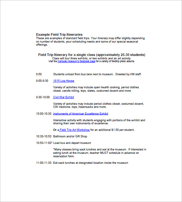 6+ Trip Agenda Templates - Free Sample, Example, Format Download!