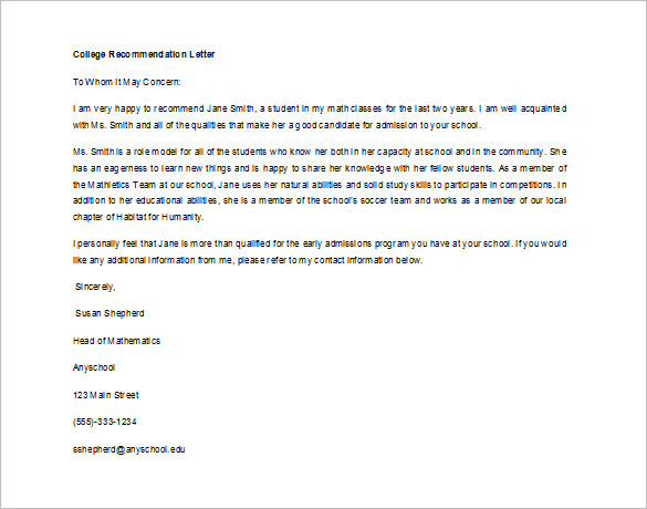 Sensational Tips About Letter Of Recommendation For Average Student 