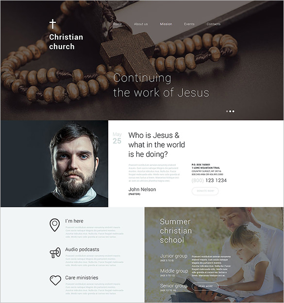 7 Church Drupal Themes & Templates