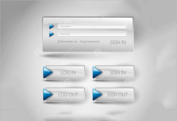15+ Login & Logout Buttons – Free PSD, EPS, Vector Format Download ...