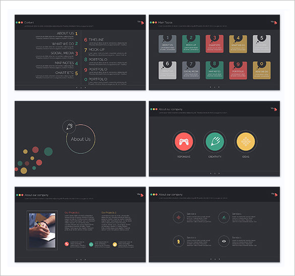 24 Keynote Templates DOC PDF PSD