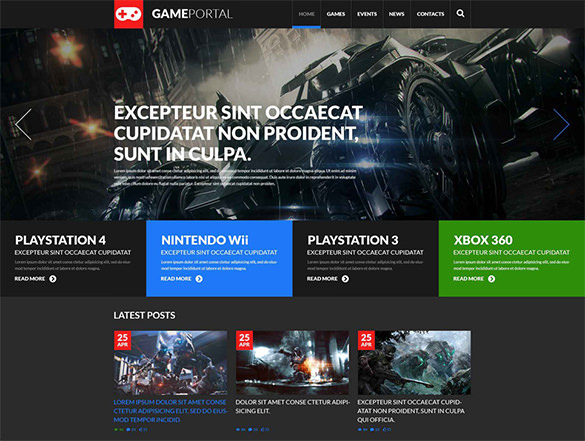 19+ Gaming Blog Themes & Templates