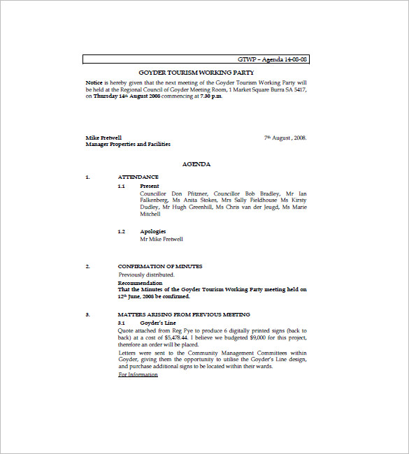 10+ Party Agenda Templates – Free Downloadable Samples, Examples and ...