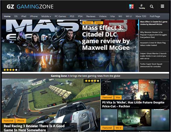 19+ Gaming Blog Themes & Templates