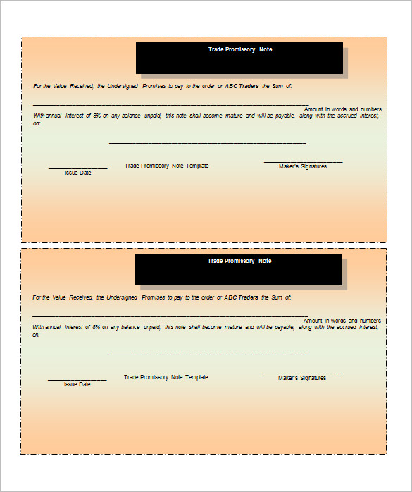 7+ Blank Promissory Note - Free Sample, Example, Format Download!