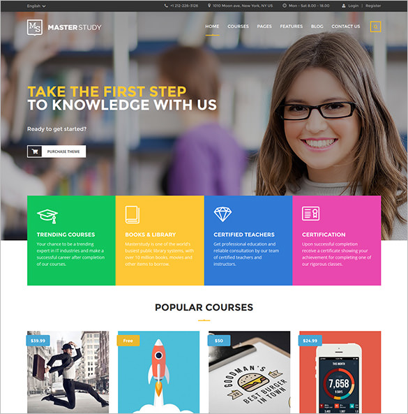 24+ Education Blog Themes & Templates