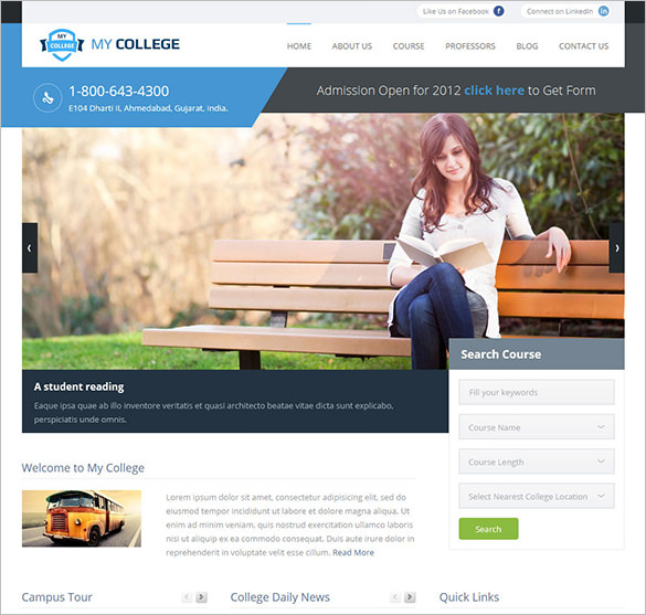 Free Blogger Templates : 20+ Education Blog Themes & Templates