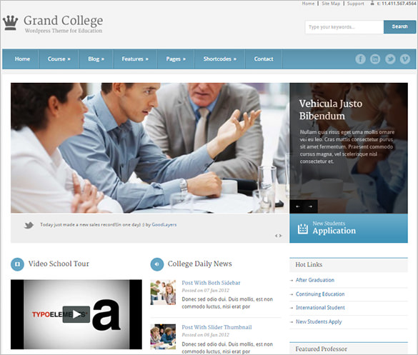 Free Blogger Templates : 20+ Education Blog Themes & Templates