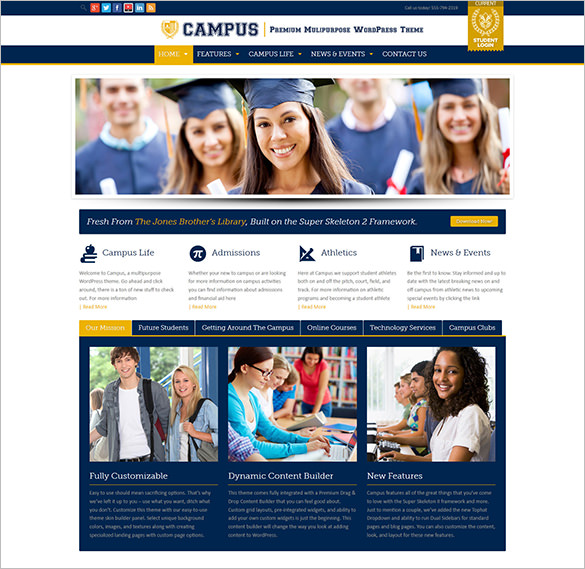 24+ Education Blog Themes & Templates