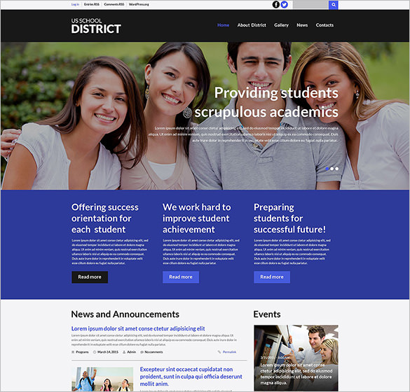 24+ Education Blog Themes & Templates