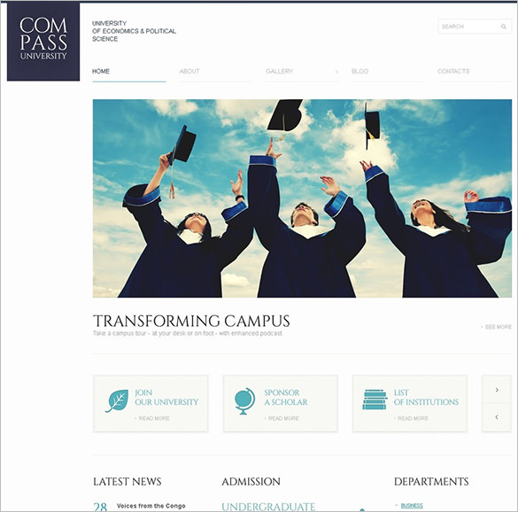 25+ Education Bootstrap Themes & Templates