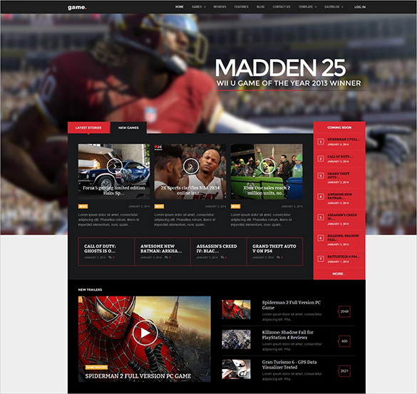 19+ Gaming Joomla Themes & Templates | Free & Premium Templates
