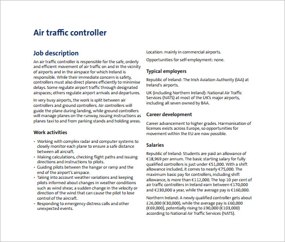 12+ Controller Job Description Templates - Free Sample, Example, Format ...